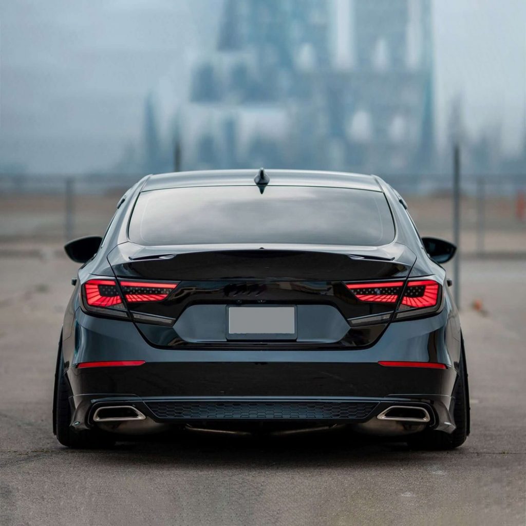 VLAND LED Tail Lights With Dynamic Welcome Lighting Smoked for 2018 ...