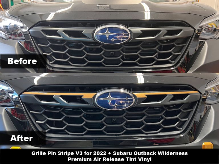 Crux Motorsports Grille Pin Stripe Overlay V3 for 2022 – 2023 Subaru ...