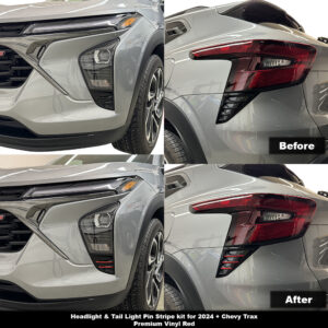 Crux Motorsports Light Smoke 50% Headlight Tint for 2024 + Chevy Trax ...