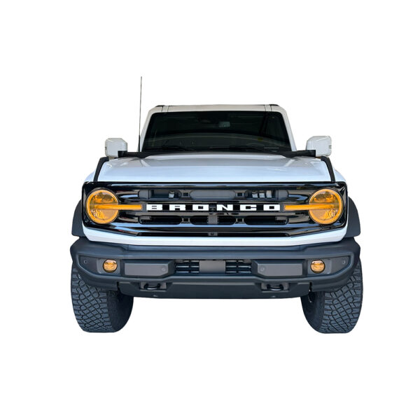 Crux Moto Front End Headlight & Fog Vinyl Tint Overlay Orange/Amber ...